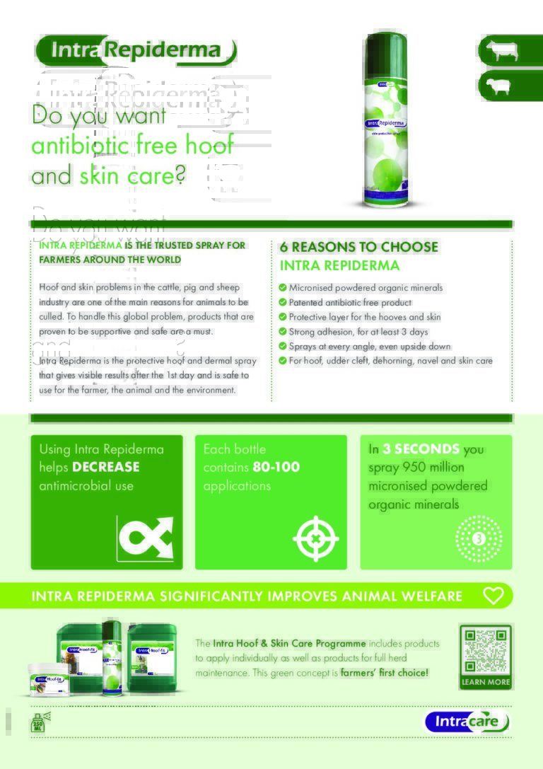 Intra Repiderma Spray - Hoof Trimming & Hoof Care Supplies